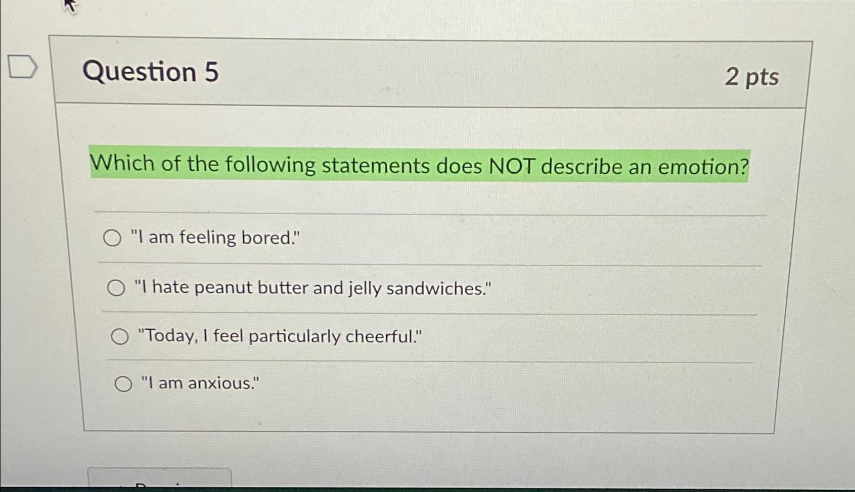 Solved Question 52 ﻿ptsWhich of the following statements | Chegg.com