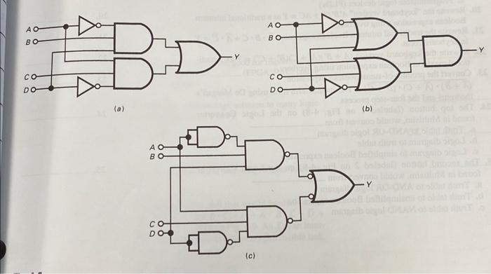 Fig. 4-8 Logic Converter problem.Fig. 4-7(a) (b) | Chegg.com