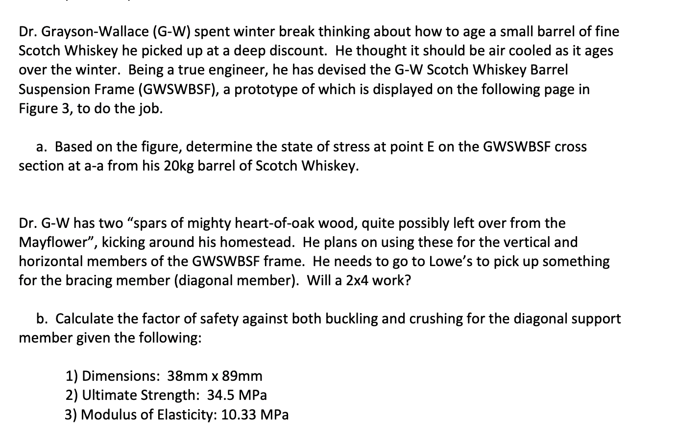 Dr. ﻿Grayson-Wallace (G-W) ﻿spent winter break | Chegg.com