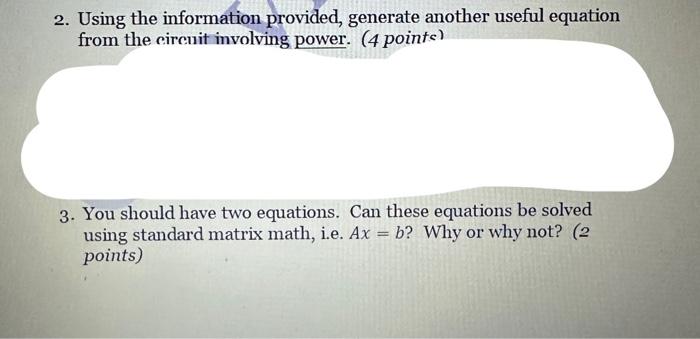 Solved Problem 2 (10 points) Given the following circuit, it | Chegg.com