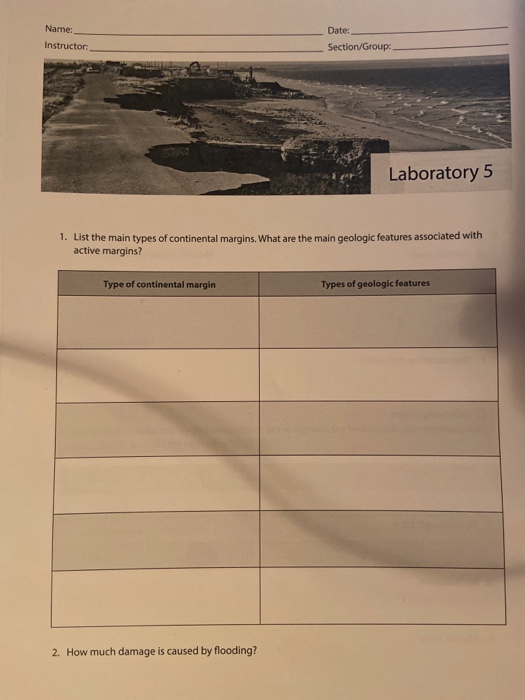 Solved Date: Name: Instructor: Section/Group: Laboratory 5 | Chegg.com