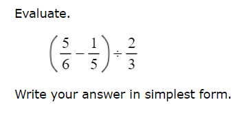 Solved Evaluate.(56-15)÷23Write your answer in simplest | Chegg.com