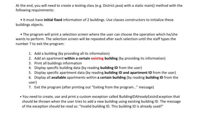 Solved The project description: As a programmer, you have | Chegg.com