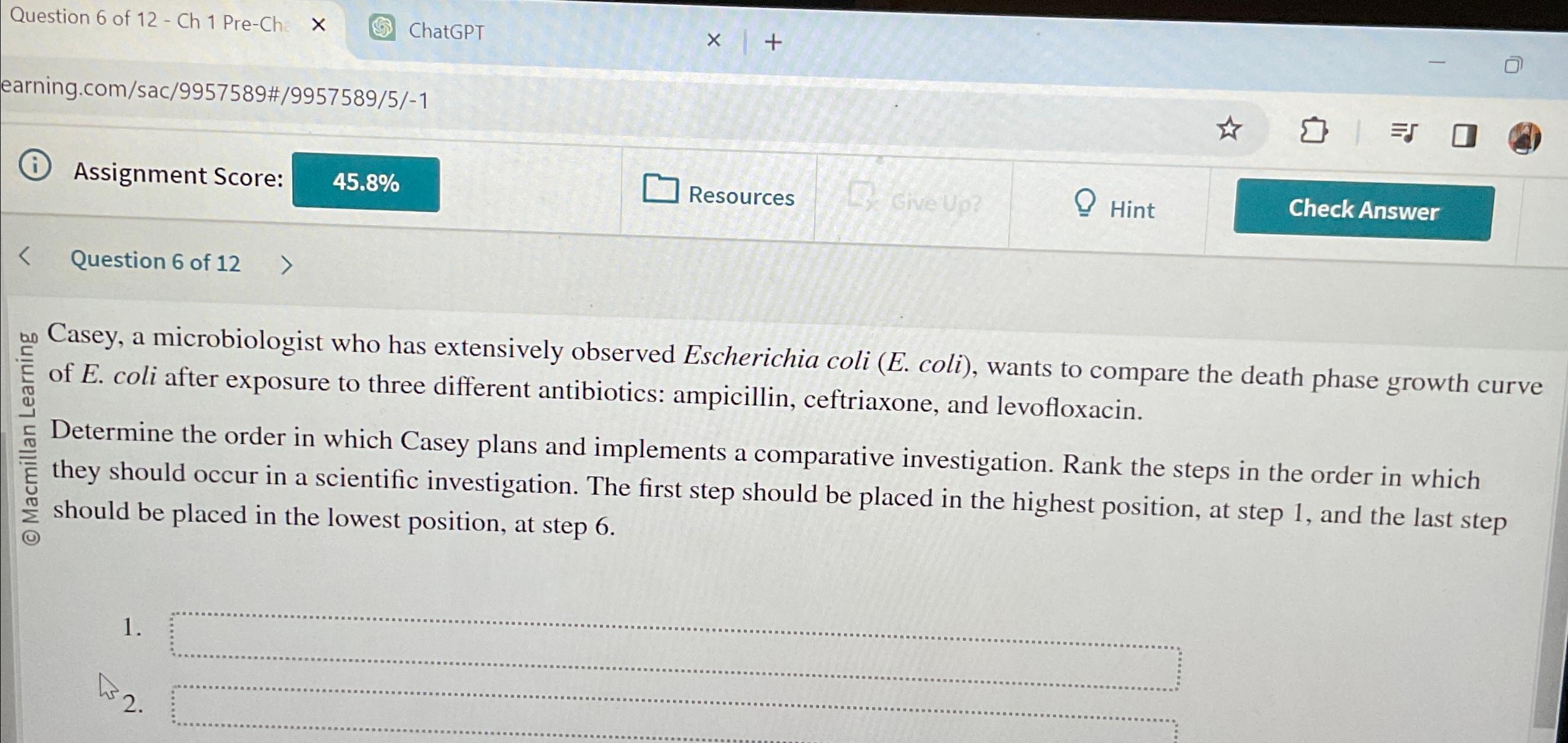 Solved Question 6 ﻿of 12 - ﻿Ch 1 | Chegg.com
