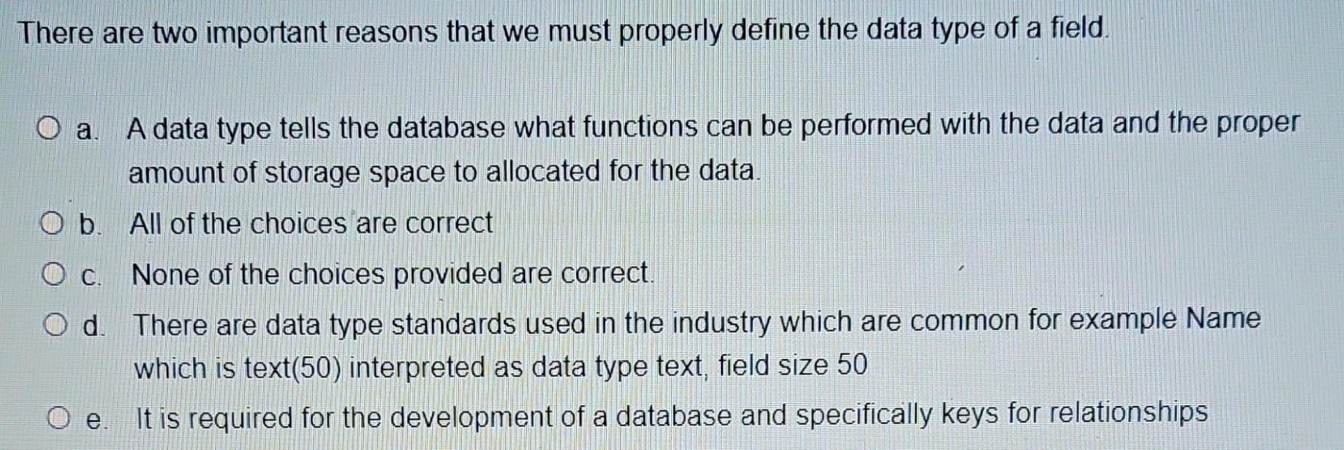 Solved There are two important reasons that we must properly | Chegg.com