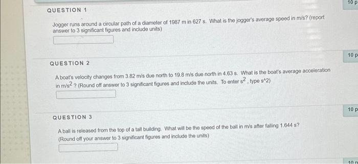 Solved Jogger runs around a circular path of a diameter of | Chegg.com