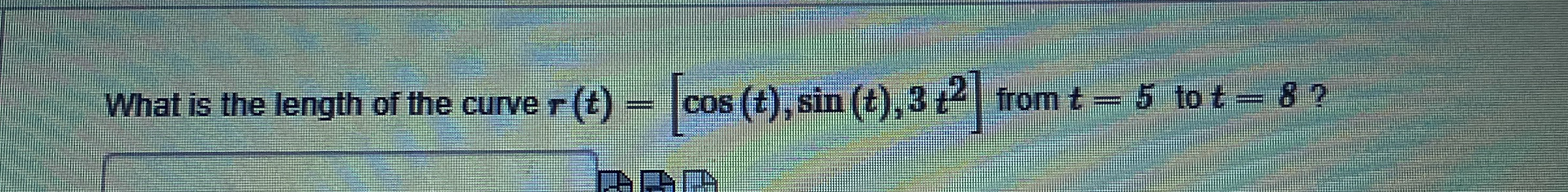 Solved What is the length of the curve | Chegg.com