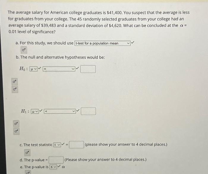 Solved c. The test statistic (please show your answer to 3 | Chegg.com