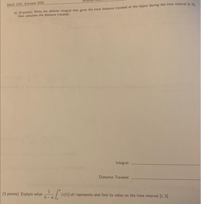 Solved roblem 2: Velocity and Speed (20 points) Suppose that | Chegg.com