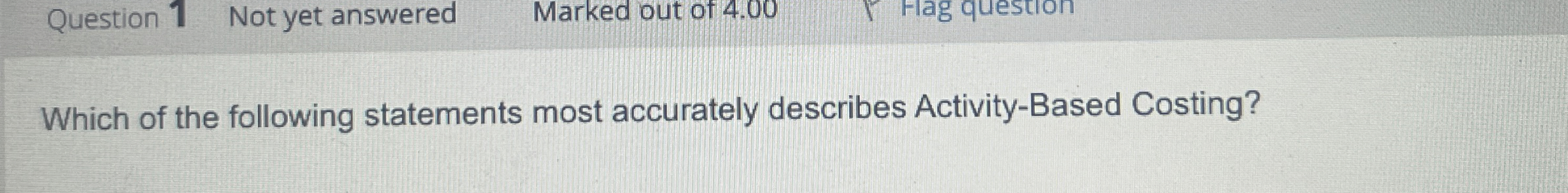Solved Which of the following statements most accurately | Chegg.com