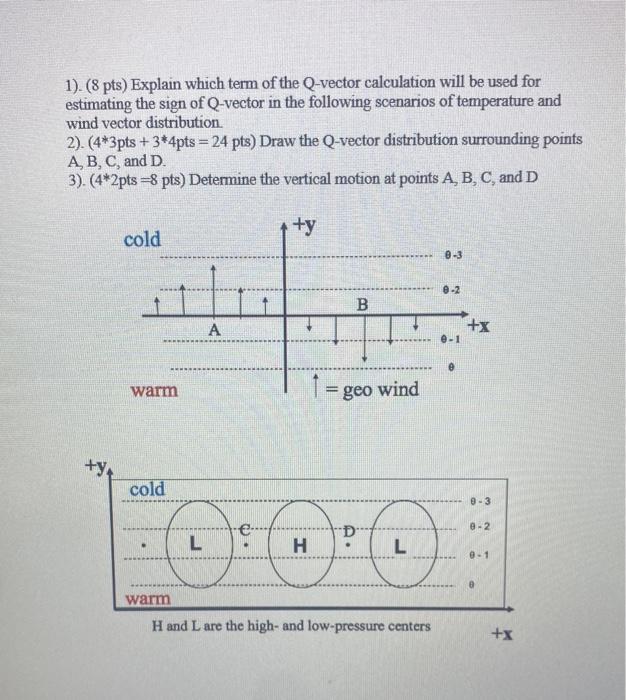 Solved 1. ( 40pts) Assume the 1000mb height has identical | Chegg.com