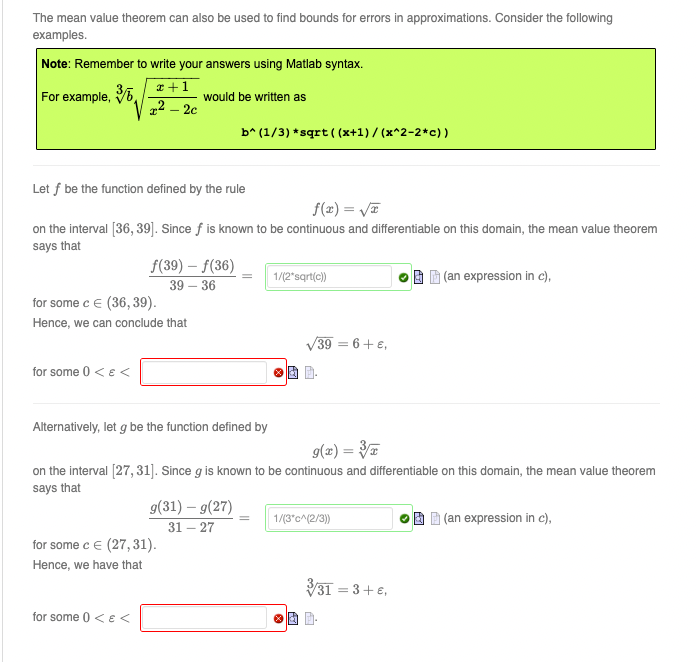 Solved b13**x+1x2-2**c2The mean value theorem can also be | Chegg.com