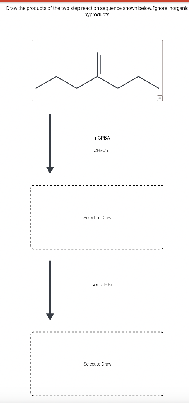 Solved Ask a question...Draw the products of ﻿the two step | Chegg.com