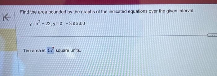 Find the area bounded by the graphs of the indicated | Chegg.com