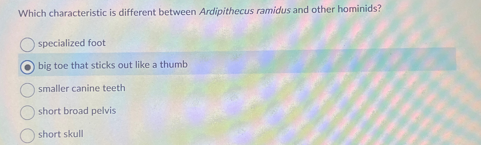 Solved Which characteristic is different between | Chegg.com