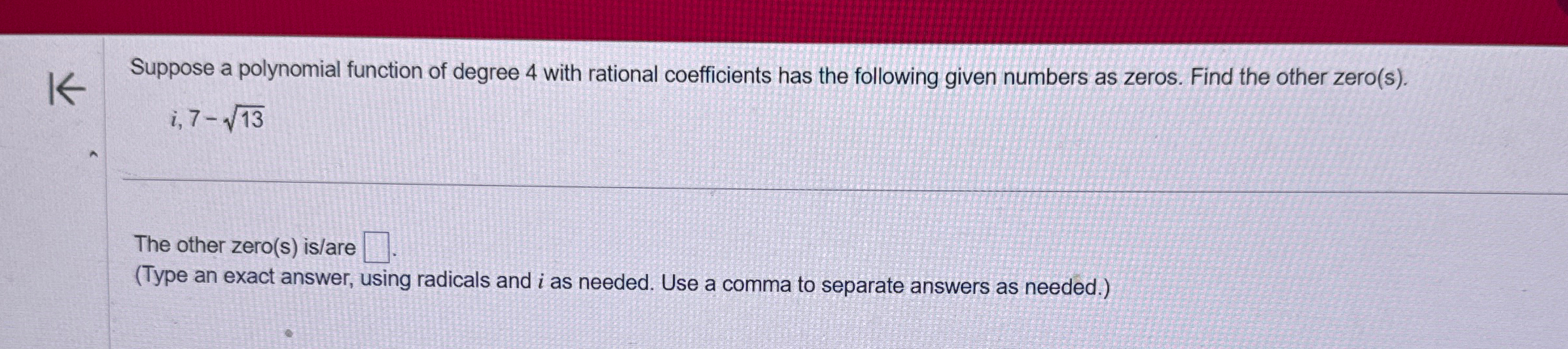 Solved Suppose a polynomial function of degree 4 ﻿with | Chegg.com