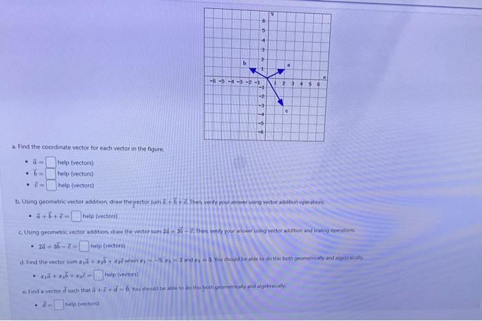a. Find the coordinste vector for each vector in the | Chegg.com