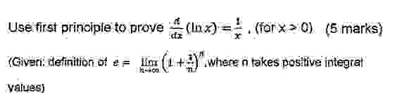 Solved Use first prinolple to prove marks)(Given definitior | Chegg.com