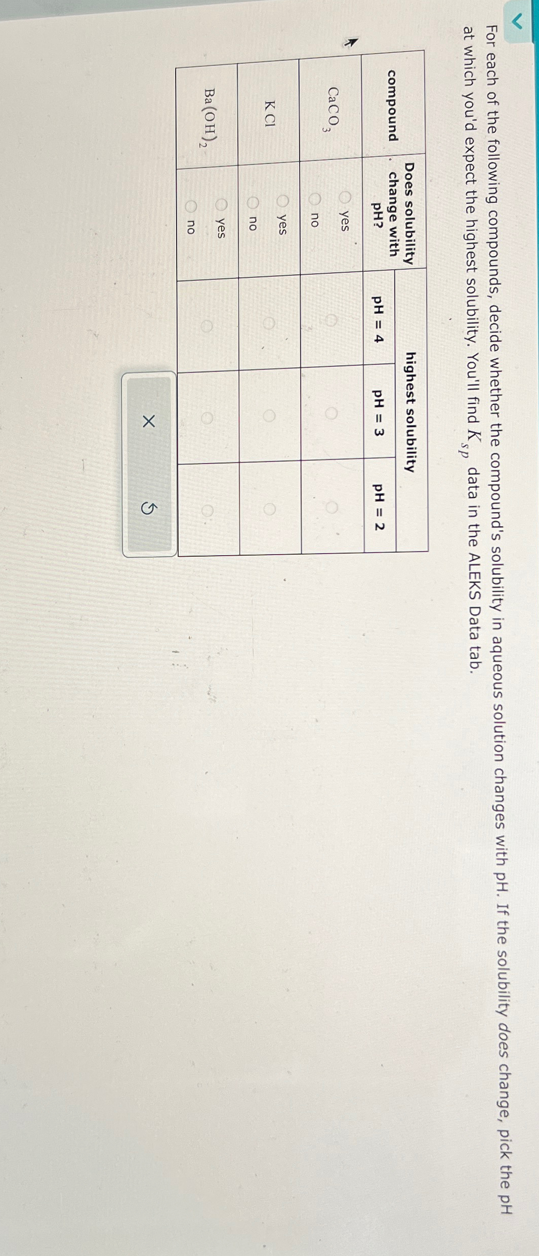 Solved For each of the following compounds, decide whether | Chegg.com