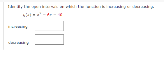 Solved Identify the open intervals on which the function is | Chegg.com