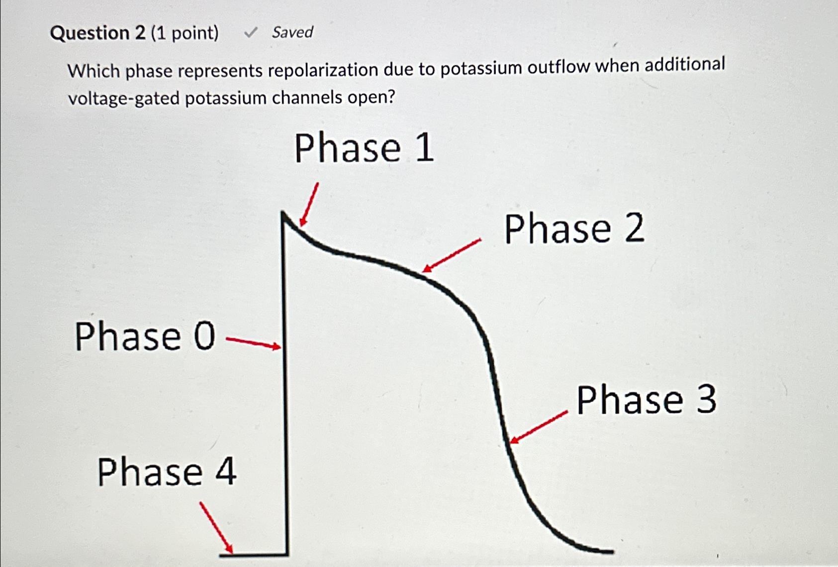 Solved Question 2 (1 ﻿point) ﻿SavedWhich phase represents | Chegg.com