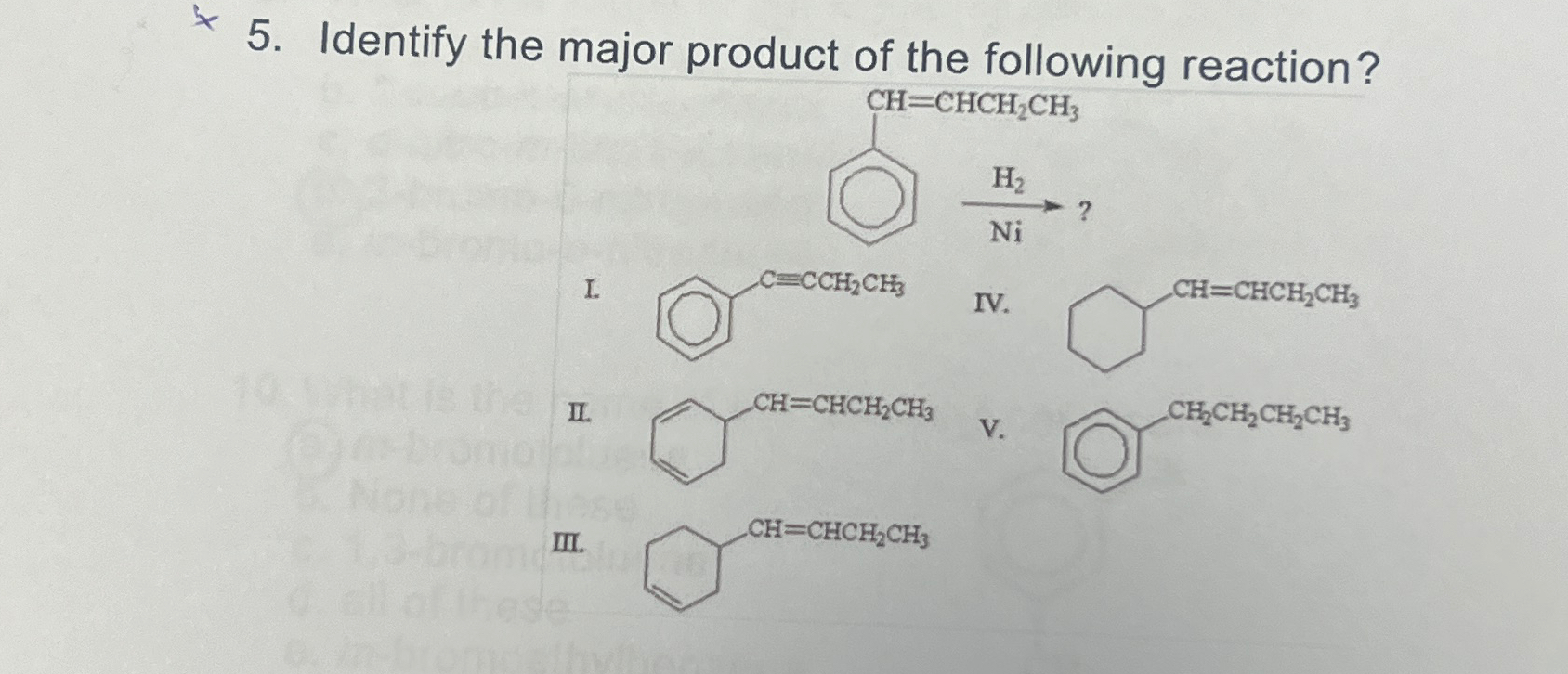 Solved Identify the major product of the following | Chegg.com