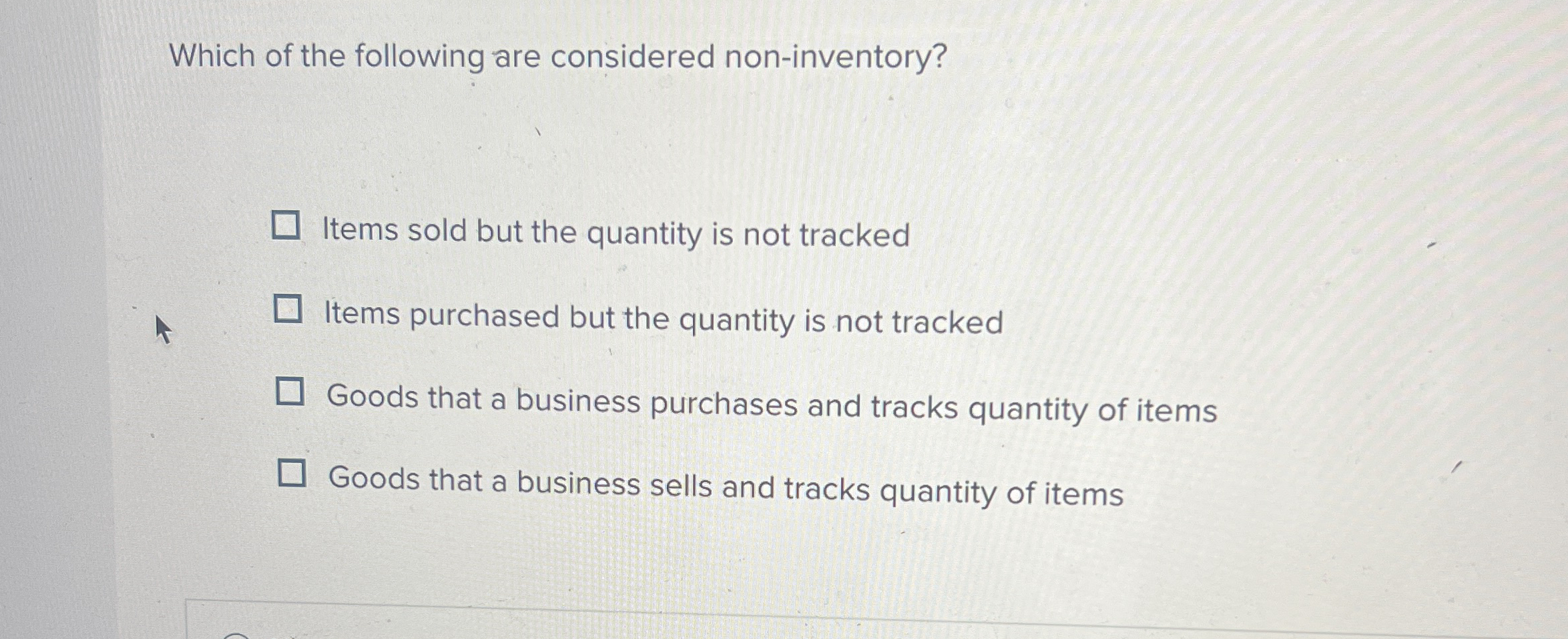 Solved Which of the following are considered | Chegg.com