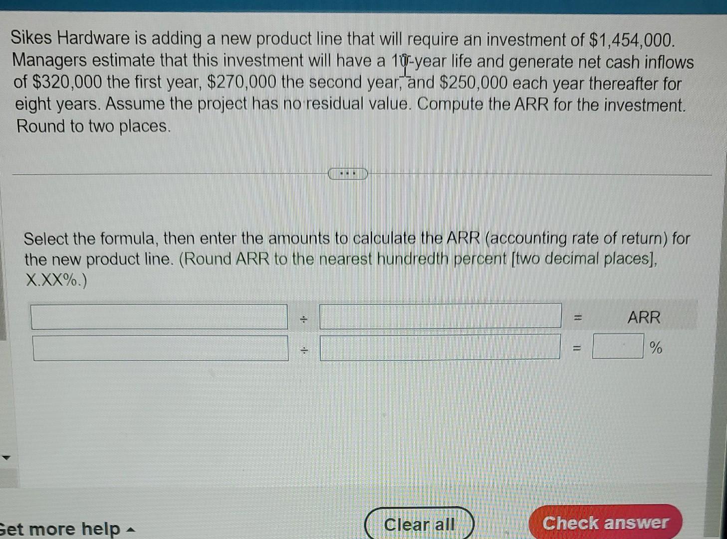 Solved Sikes Hardware is adding a new product line that will | Chegg.com