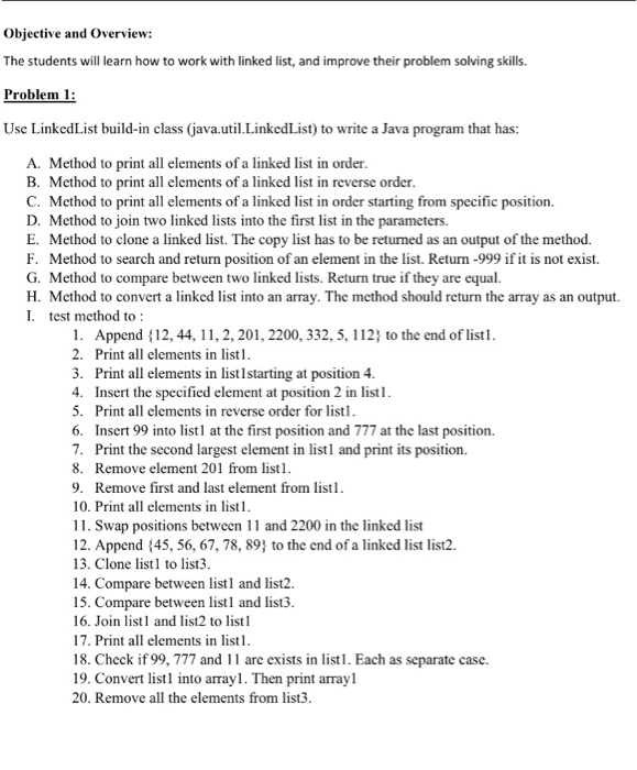 Solved Objective And Overview The Students Will Learn How Chegg