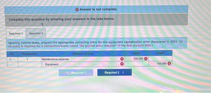 Solved Problem 11-11 (Algo) Error correction; change in | Chegg.com