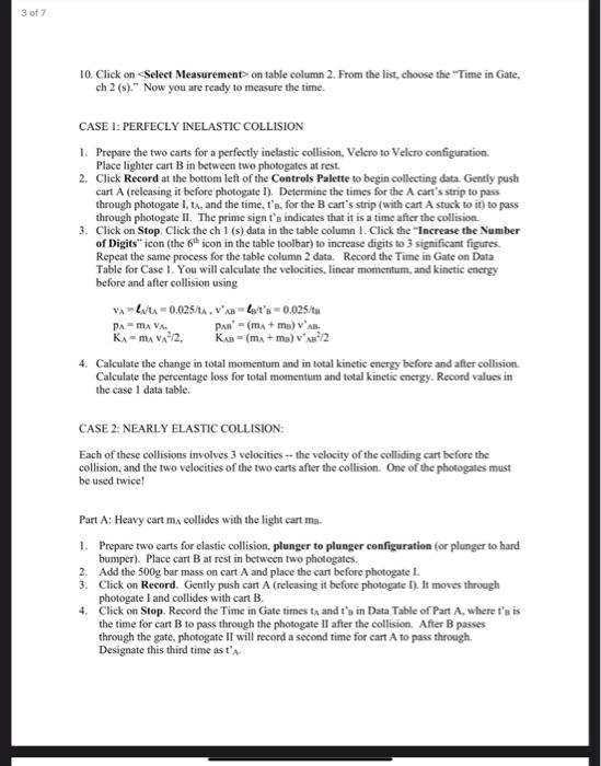 EQUIPMENT Dynamic Cart Track, 2.2 meter Two Dynamic | Chegg.com