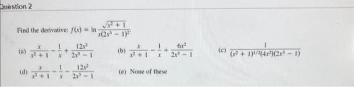 Solved Find dxdy for y=arctan2x. (a) 4+x24 (b) 1+x24 (c) | Chegg.com