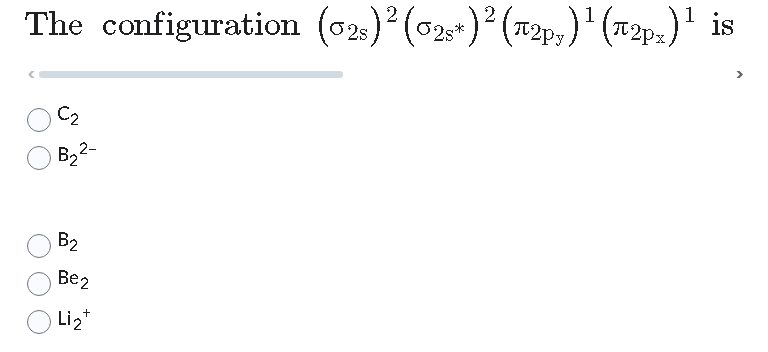 Solved The configuration | Chegg.com