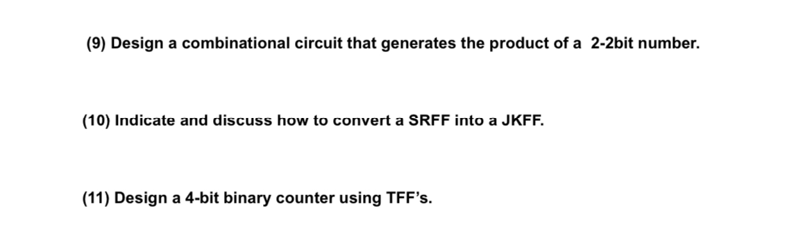 Solved (9) ﻿Design a combinational circuit that generates | Chegg.com