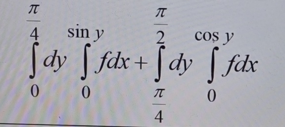 Solved Change order of integration!Also sketch the | Chegg.com