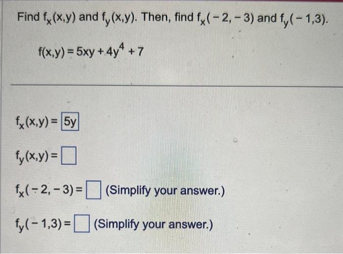 Solved Let z=f(x,y)=15x2−9xy+25y2. Find the following using | Chegg.com