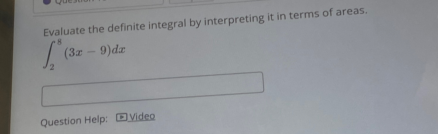 Solved Evaluate the definite integral by interpreting it in | Chegg.com