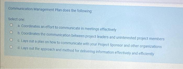 Solved What are the key components in the "Triple Constraint | Chegg.com