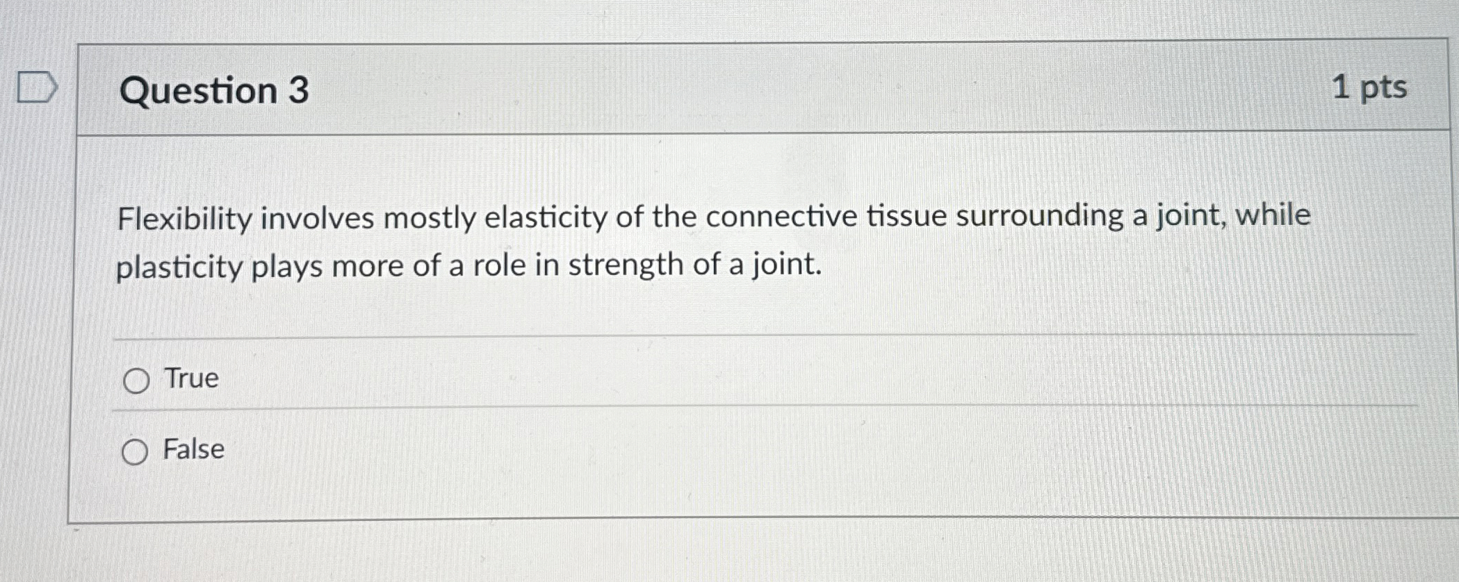 Solved Question 3Flexibility involves mostly elasticity of | Chegg.com