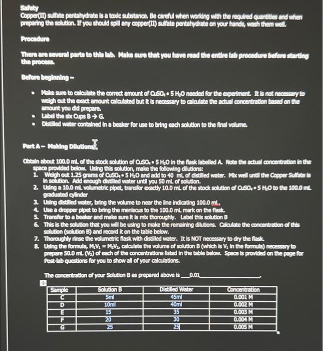 Lab 26 - Experiment Study of the Relationship between | Chegg.com