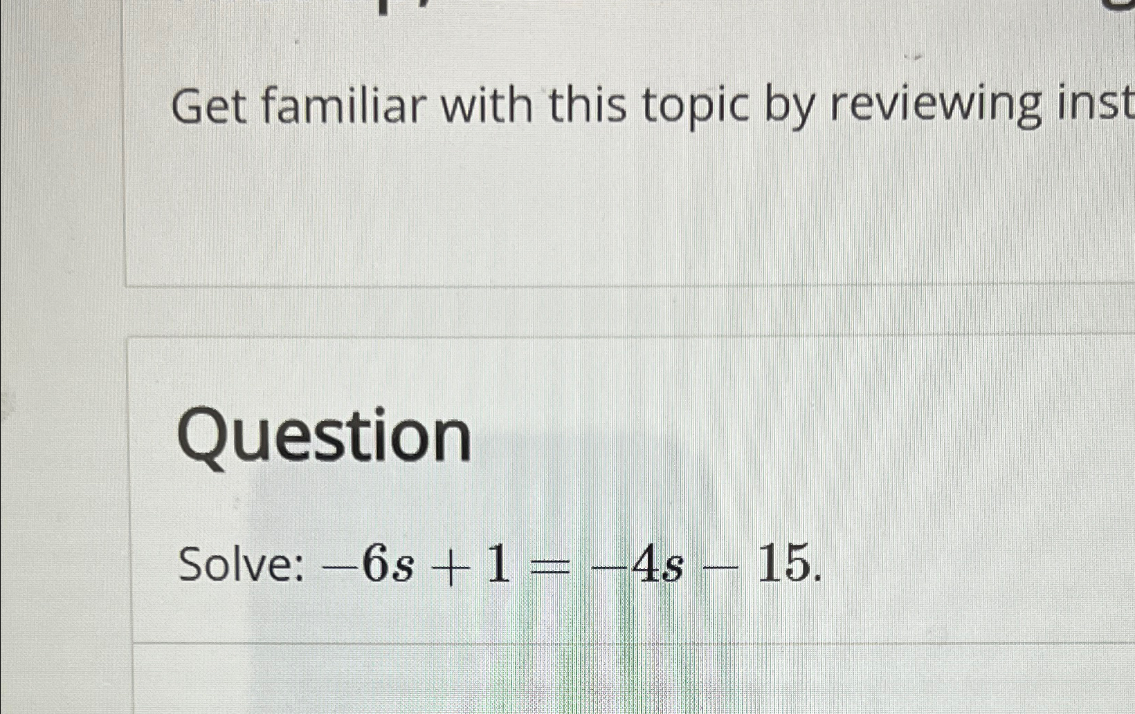 Solved Get familiar with this topic by reviewing | Chegg.com