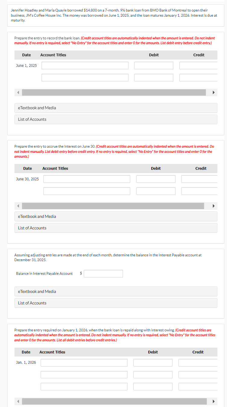 Solved Jennifer Hoadley and Maria Quayle borrowed $14,800 | Chegg.com