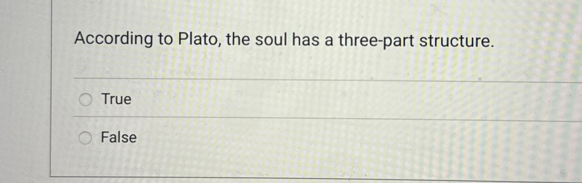 Solved According to Plato, the soul has a three-part | Chegg.com