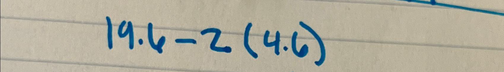Solved 19.6-2(4.6) | Chegg.com