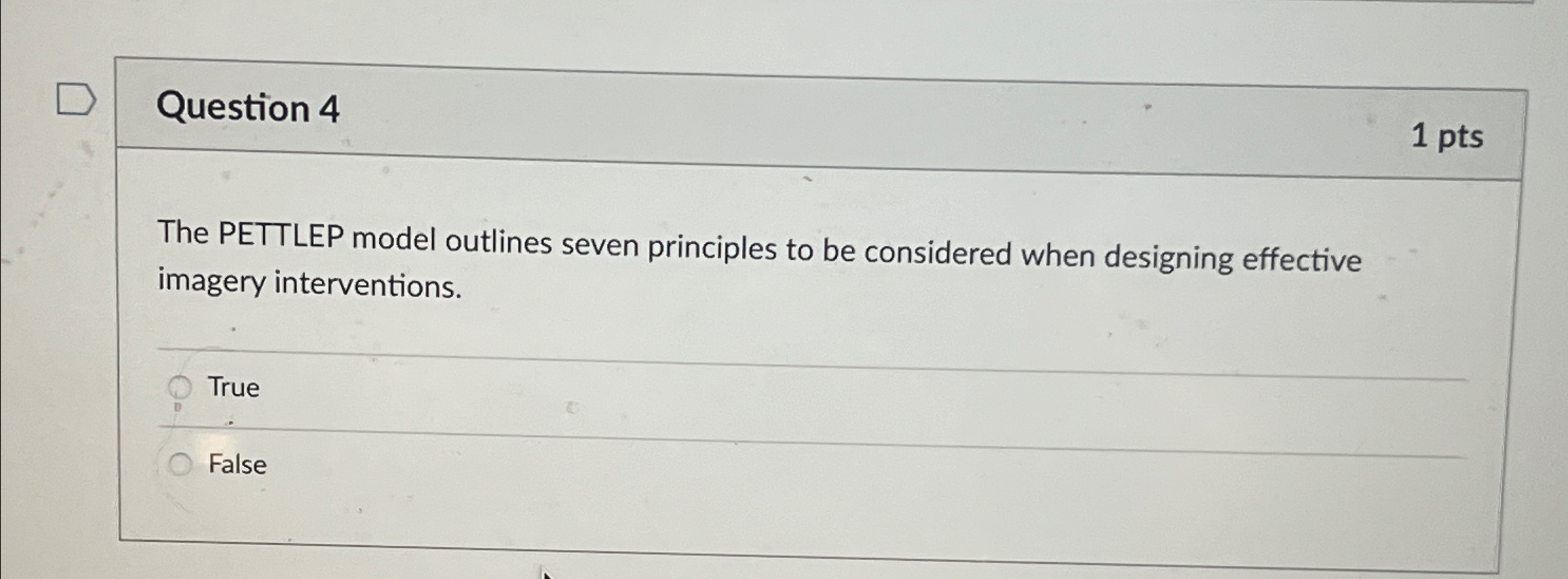 Solved Question 41 ﻿ptsThe PETTLEP model outlines seven | Chegg.com