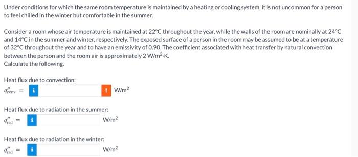 Solved Under conditions for which the same room temperature | Chegg.com