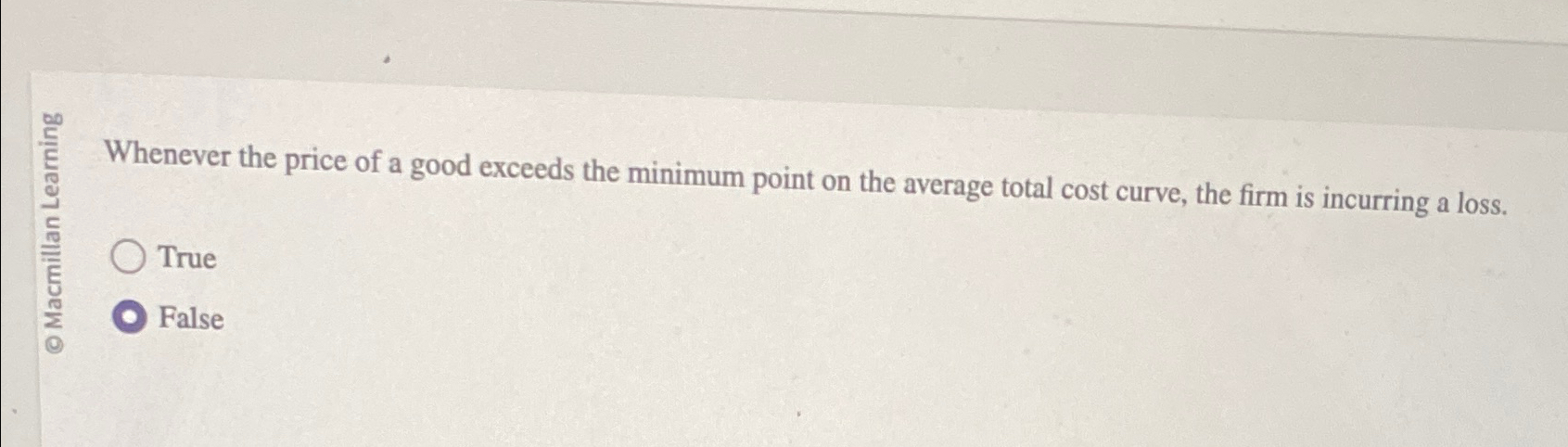 Solved Whenever the price of a good exceeds the minimum | Chegg.com