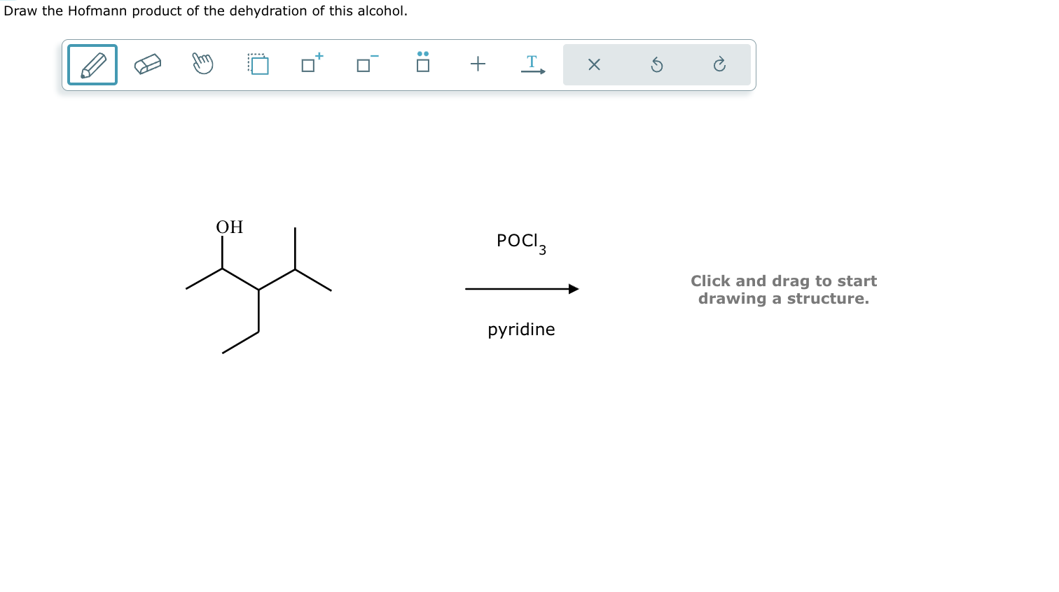 Solved Draw the Hofmann product of the dehydration of this | Chegg.com