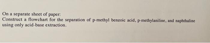 Solved On a separate sheet of paper: Construct a flowchart | Chegg.com