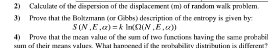Solved Calculate of the dispersion of the displacement (m) | Chegg.com